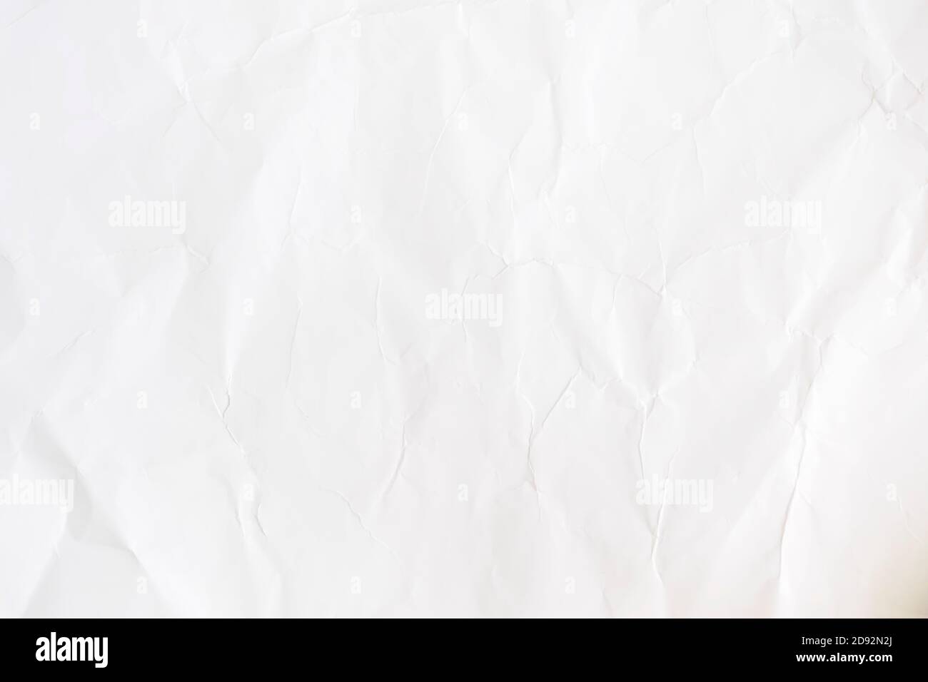 Blank wrinkled white paper, empty texture background Stock Photo - Alamy