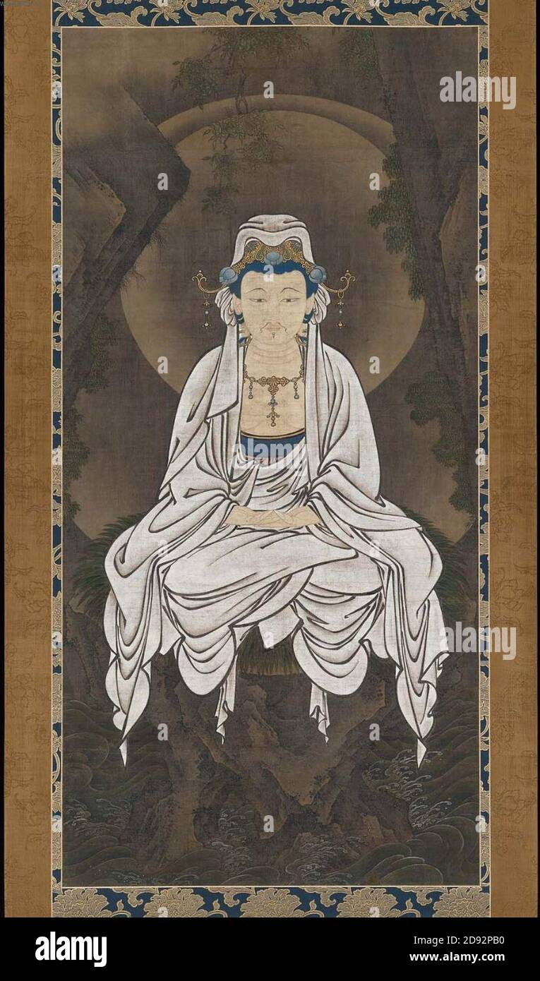 Kano White-robed Kannon, Bodhisattva of Compassion Stock Photo - Alamy