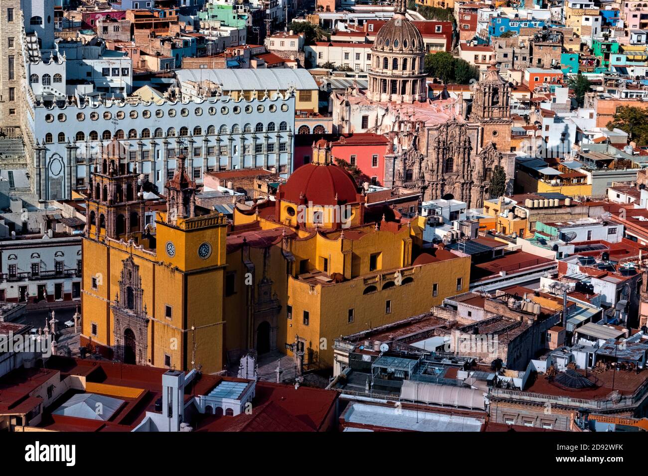 The UNESCO World Heritage Centro Historico in Guanajuato, Mexico Stock ...