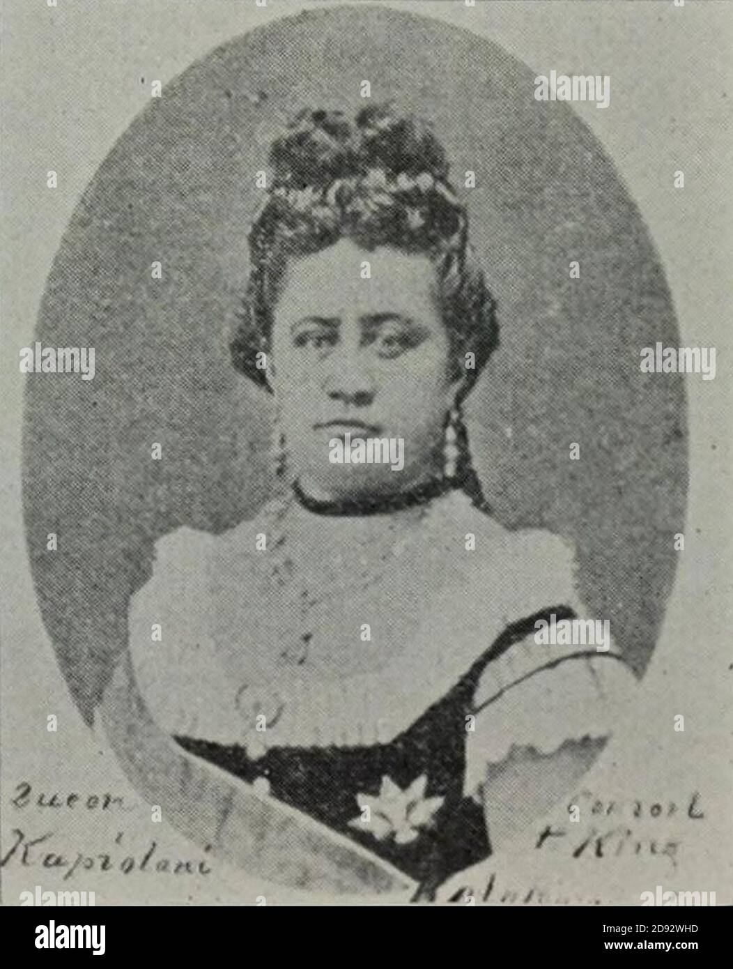 Queen Kapiolani Of Hawaii High Resolution Stock Photography and Images ...