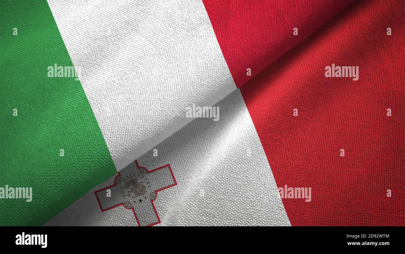 Malta italy flag hi-res stock photography and images - Alamy
