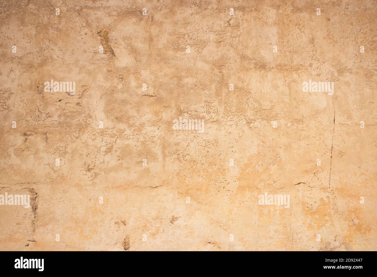 Light brown retro brick and cement wall surface texture Stock Photo - Alamy