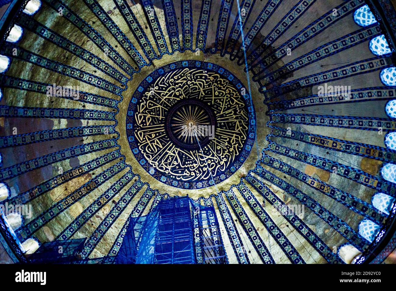 A roof on a tall building. With Turkish interior design. Turkey Stock ...