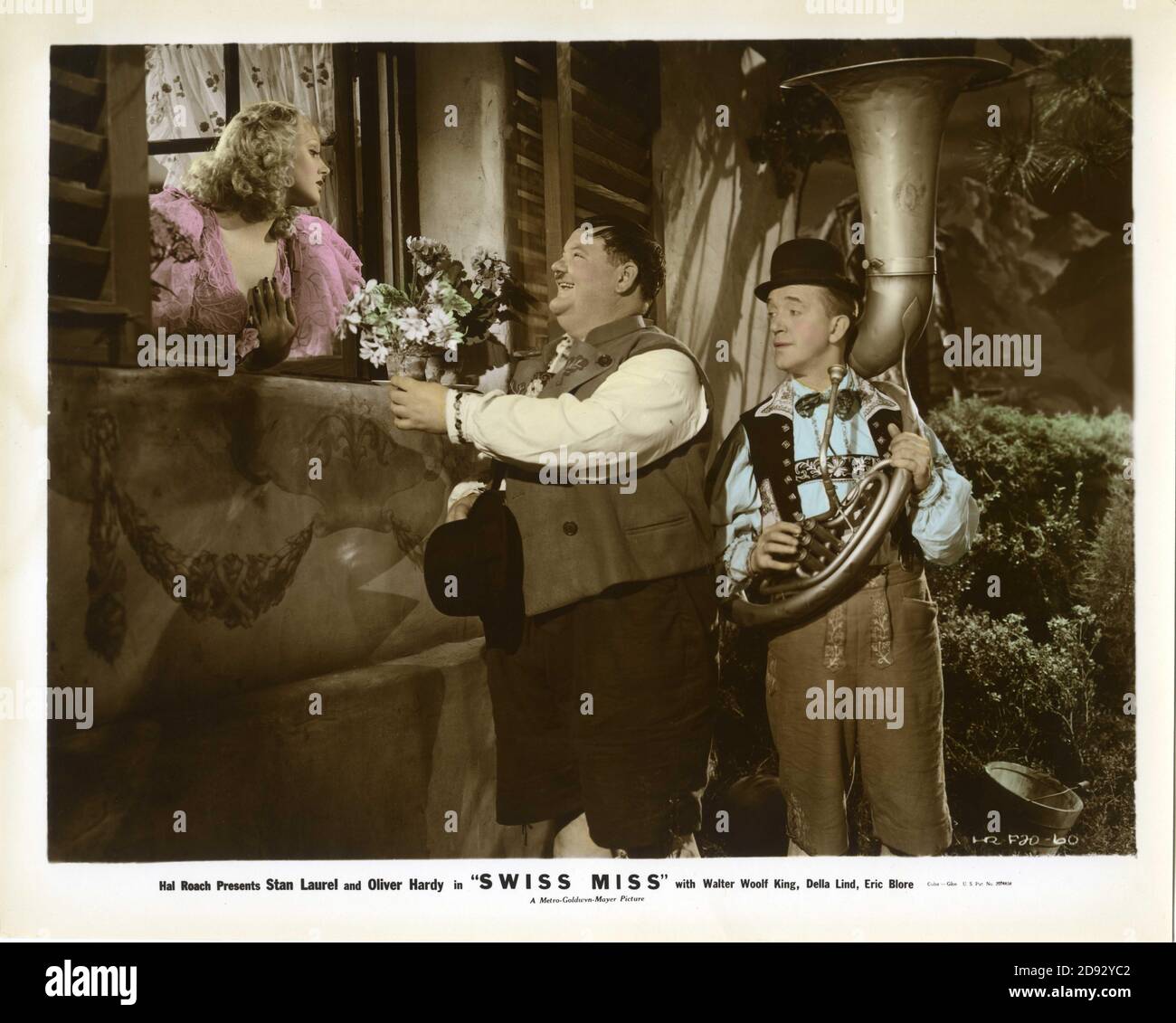 STAN LAUREL and OLIVER HARDY and DELLA LIND (aka GRETE NATZLER) in ...