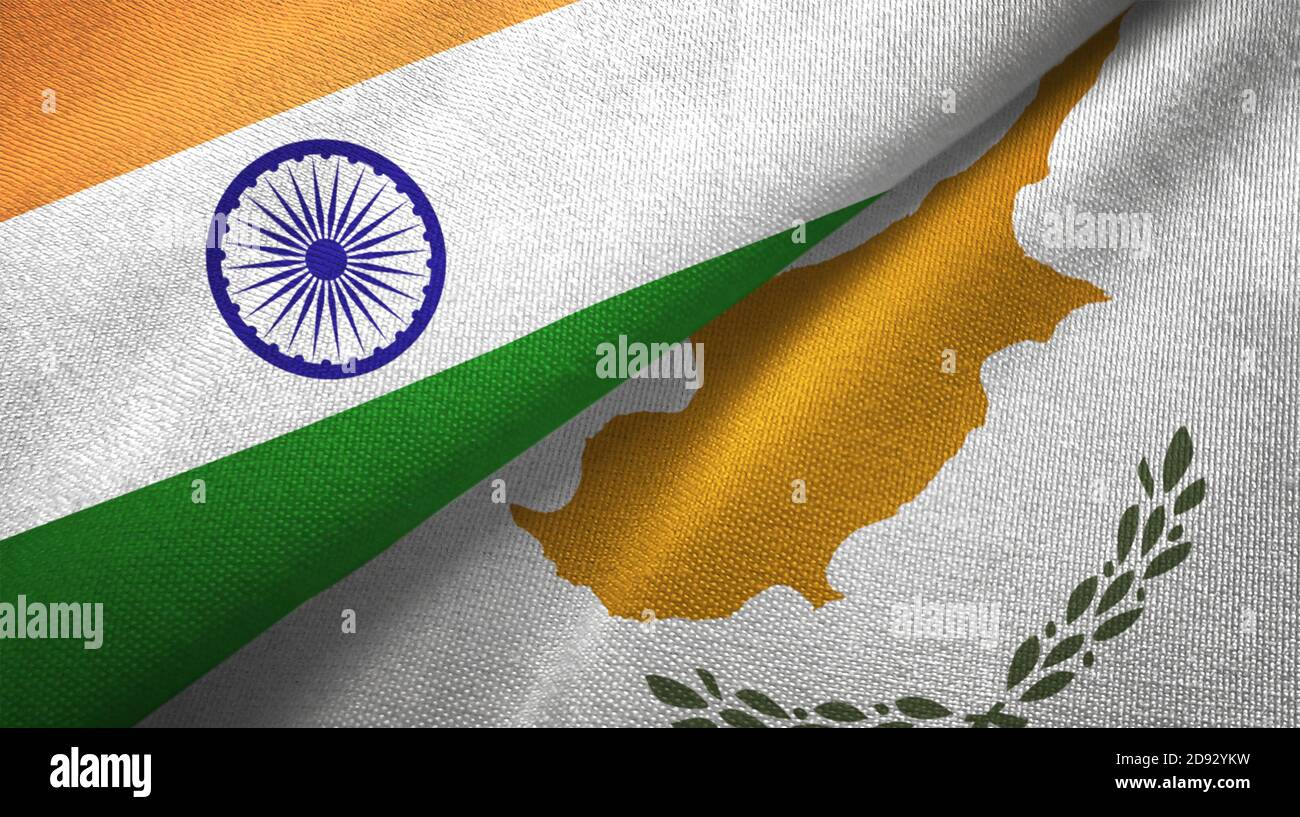 India cyprus flag hi-res stock photography and images - Alamy