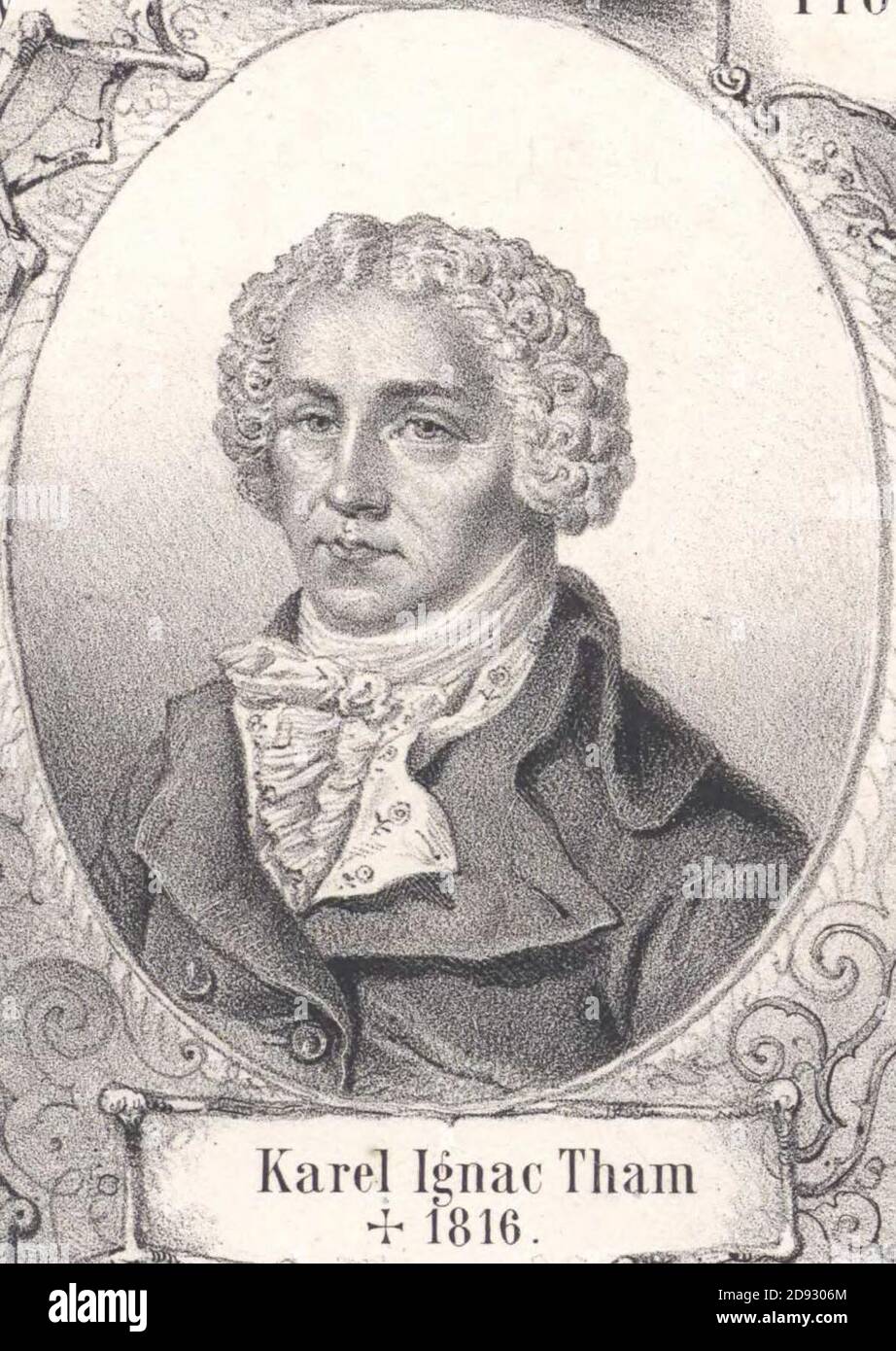 Karel Ignac Tham 1862 Stock Photo - Alamy