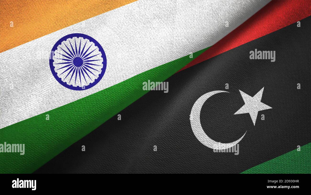 Libya india flag hi-res stock photography and images - Alamy