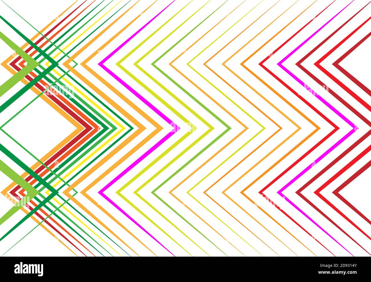 Corrugated, creased, wavy, zig-zag, criss-cross lines abstract ...