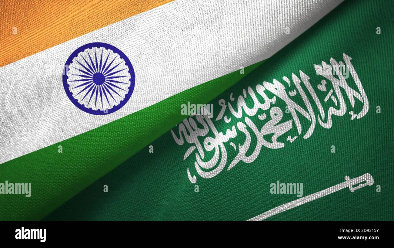 India saudi arabia flag hi-res stock photography and images - Alamy