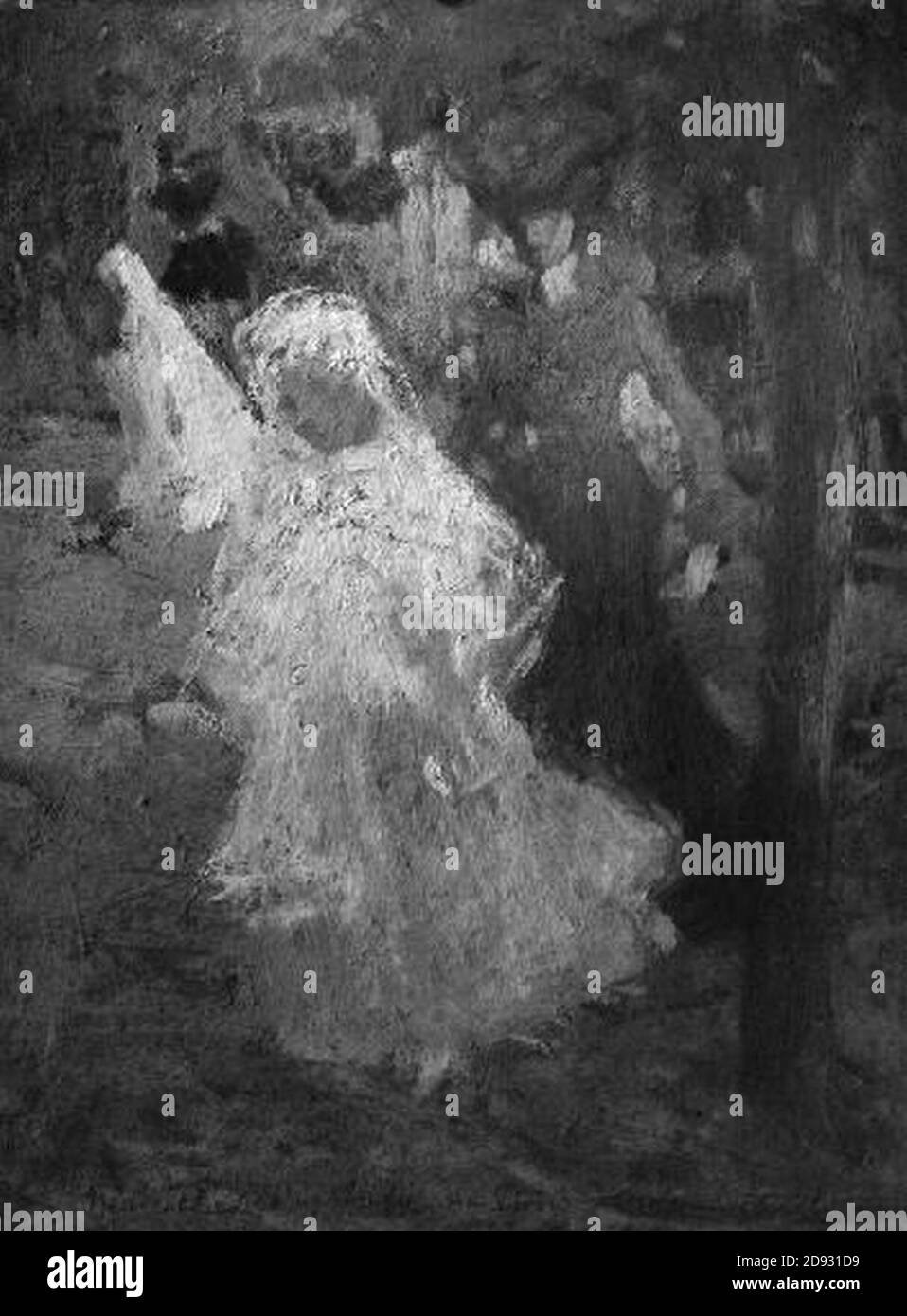 Karel Spillar 1871-1939 - Devcatko v bilem Stock Photo - Alamy