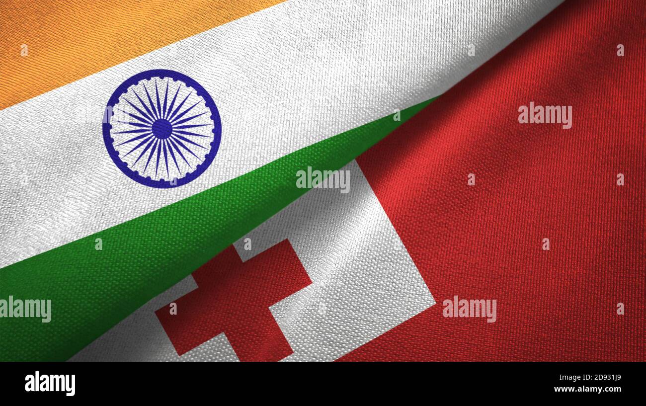 India tonga flag hi-res stock photography and images - Alamy