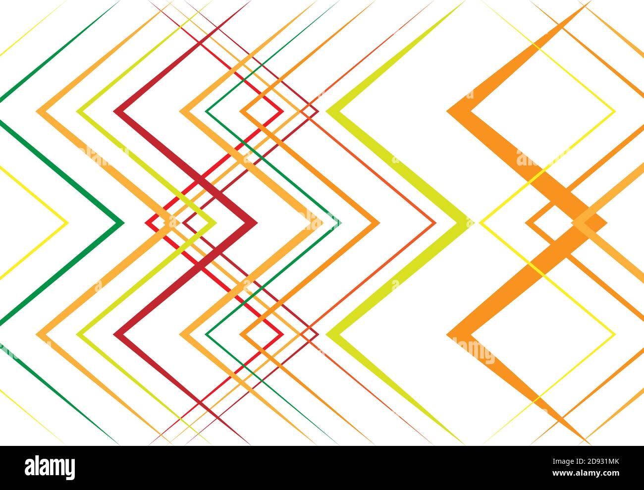 Corrugated, creased, wavy, zig-zag, criss-cross lines abstract ...