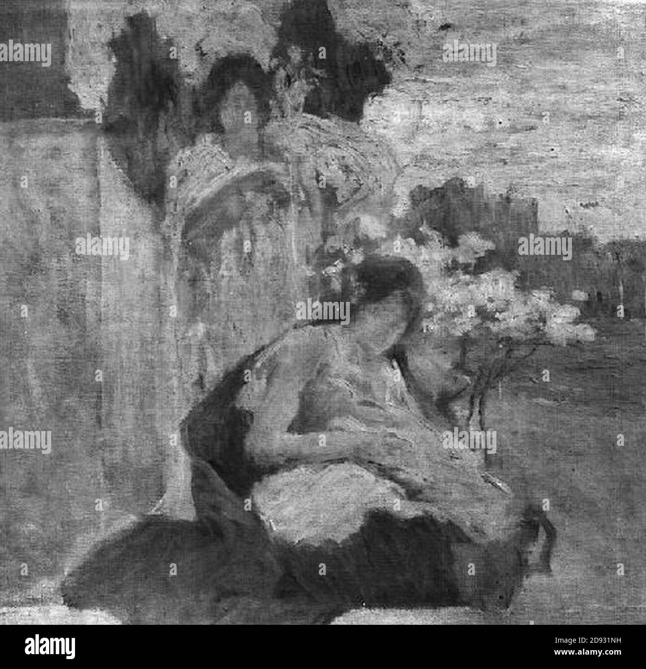 Karel Spillar 1871-1939 - Studie k dekorativni vyplni I. Dve zeny v ...