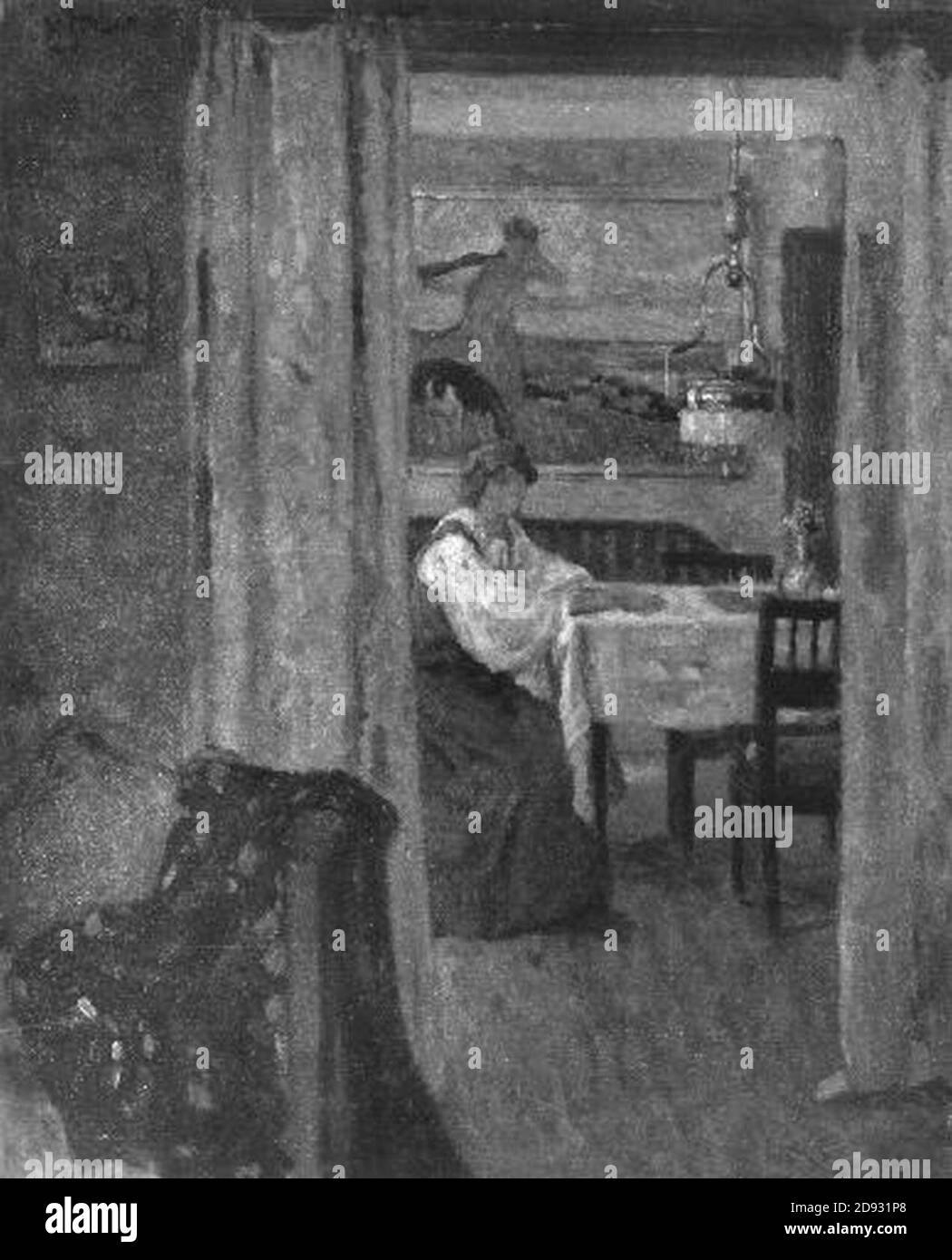 Karel Spillar 1871-1939 - V interieru Stock Photo - Alamy
