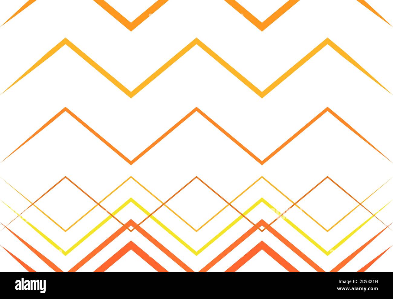 Corrugated Wrinkled Wavy Zig Zag Criss Cross Lines Abstract Colorful Red Orange Geometric