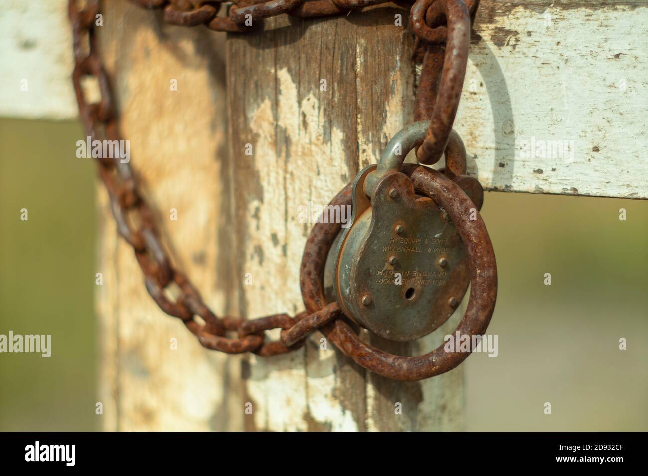 Chained padlock hi-res stock photography and images - Alamy