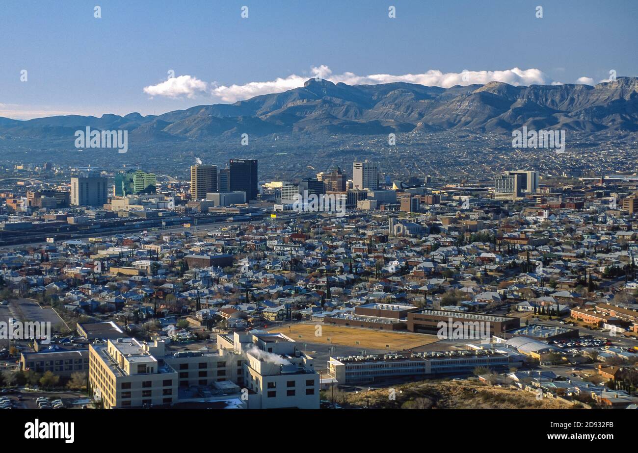 Aerial view el paso hi-res stock photography and images - Alamy