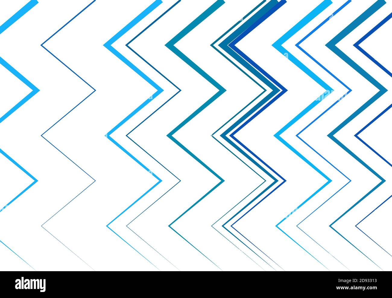 Corrugated Wrinkled Wavy Zig Zag Criss Cross Lines Abstract Colorful Blue Geometric Pattern