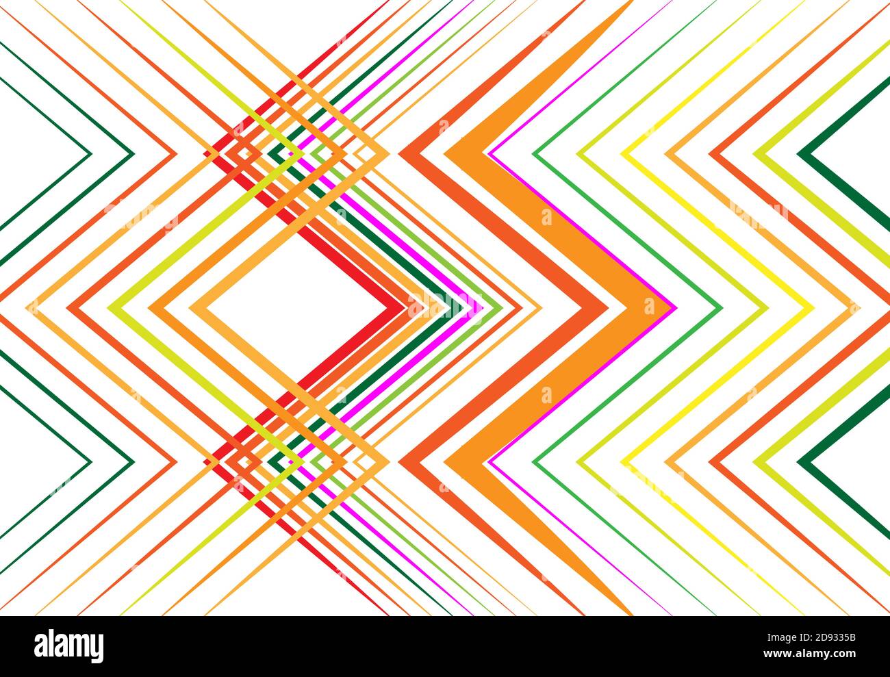 Corrugated, creased, wavy, zig-zag, criss-cross lines abstract ...