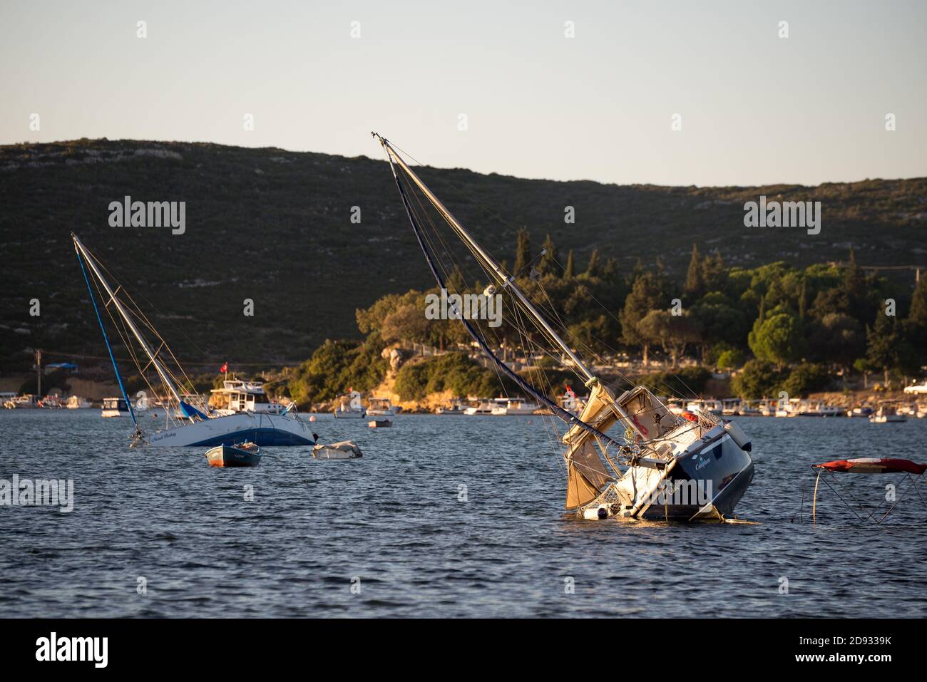 2020, izmir, Turkey - November 1 There was an earthquake on aegean sea ...