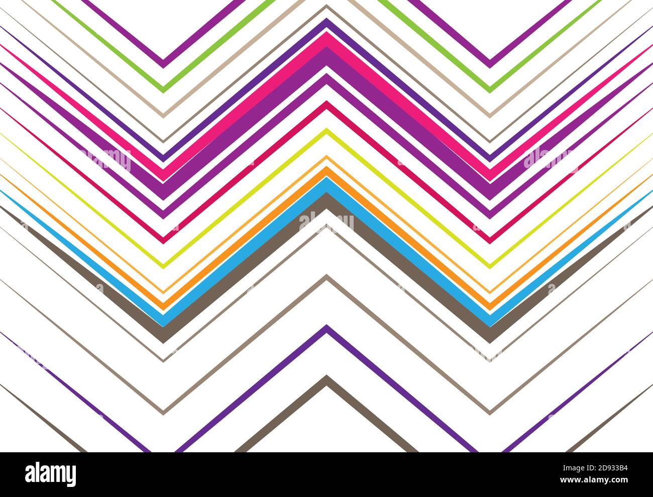 Corrugated, creased, wavy, zig-zag, criss-cross lines abstract ...