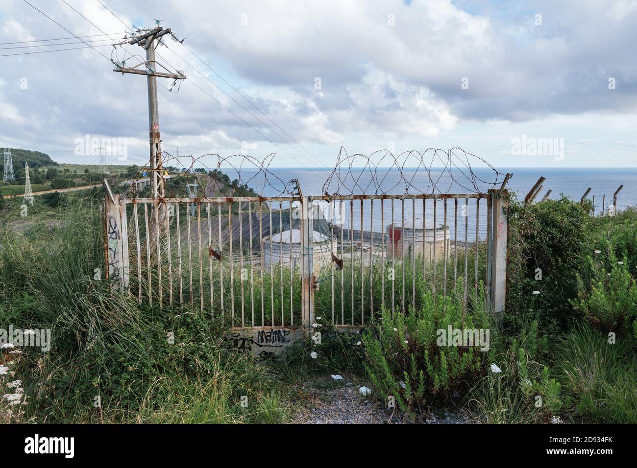 Nuclear power plant in Lemoniz, Spain Stock Photo - Alamy