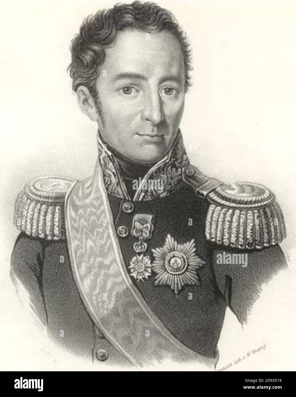 Karl Christian Erdmann von Le Coq Stock Photo - Alamy