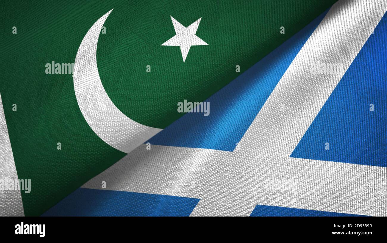 Scotland pakistan flag hi-res stock photography and images - Alamy