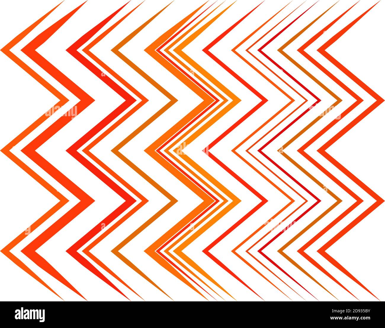 Corrugated Wrinkled Wavy Zig Zag Criss Cross Lines Abstract Colorful Red Orange Geometric
