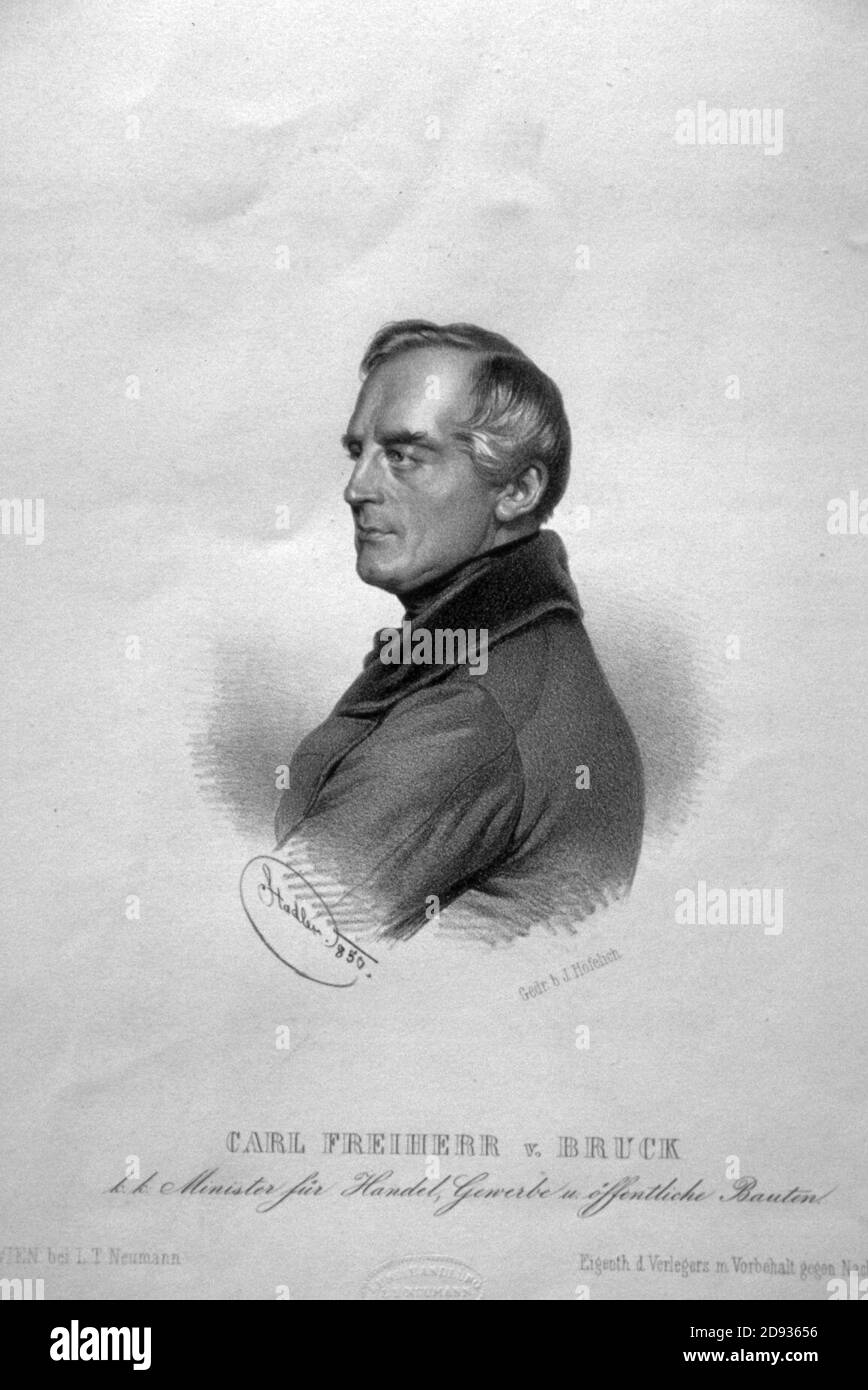 Freiherr von bruck hi-res stock photography and images - Alamy