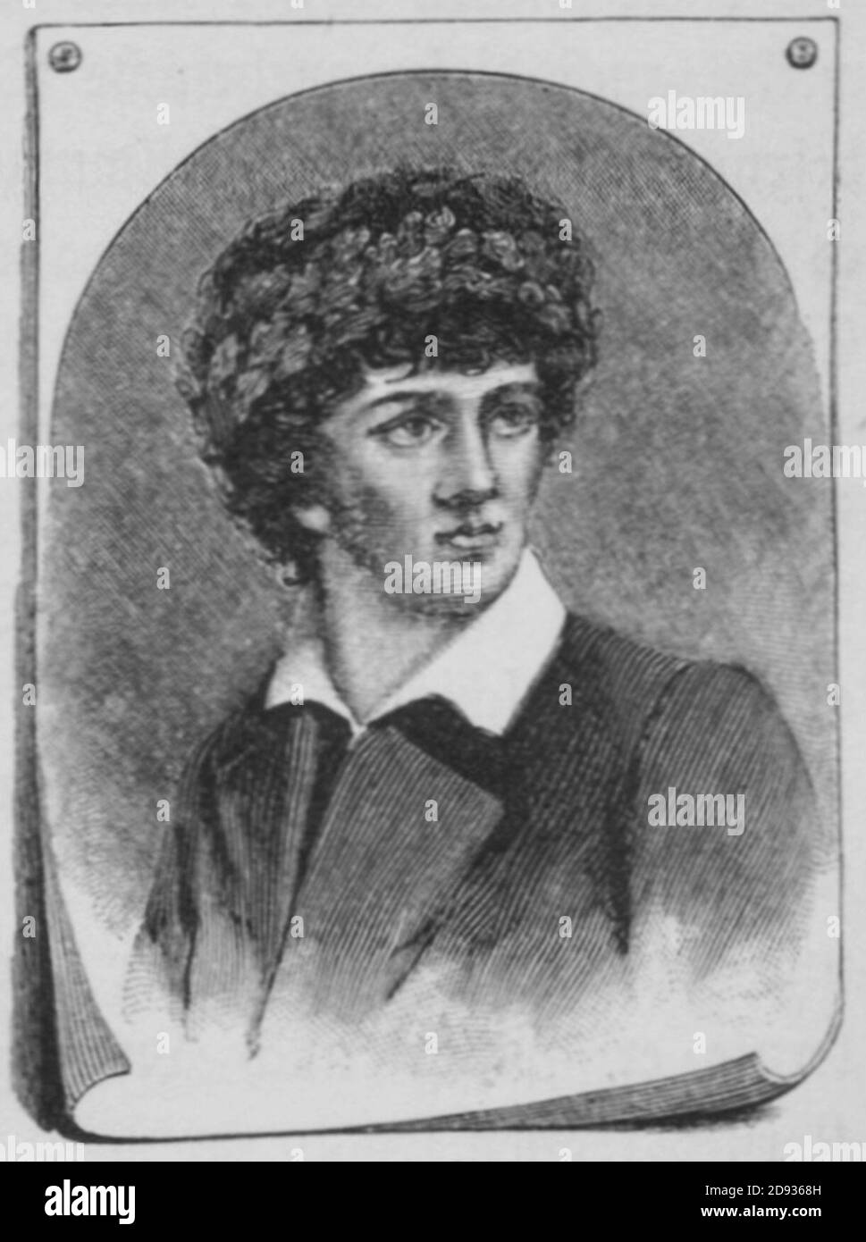 Karl Friedrich Wagner, Porträt von Karl Gangloff, Stich Stock Photo - Alamy