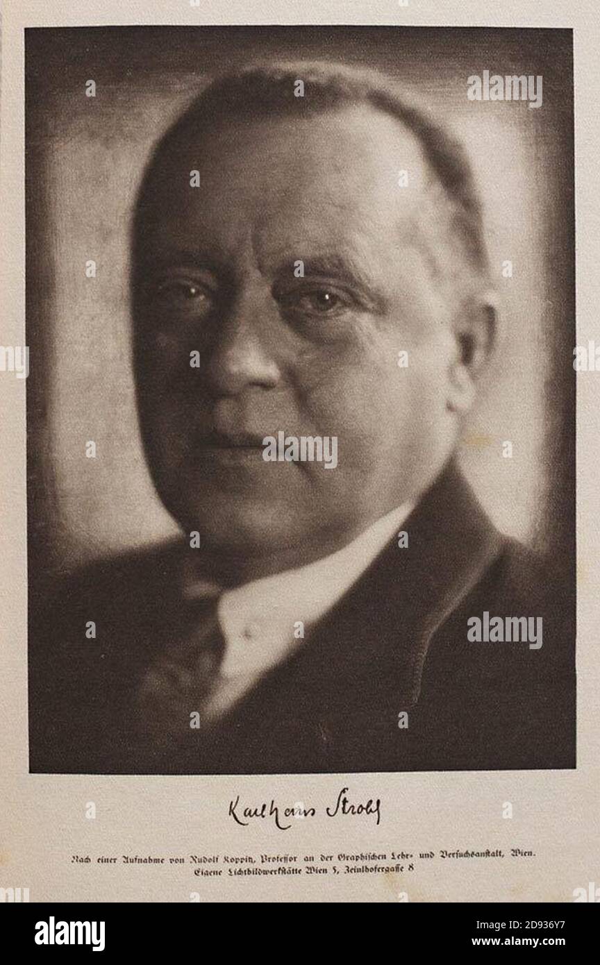 Karl Hans Strobl by Rudolf Koppitz, 1927 Stock Photo - Alamy