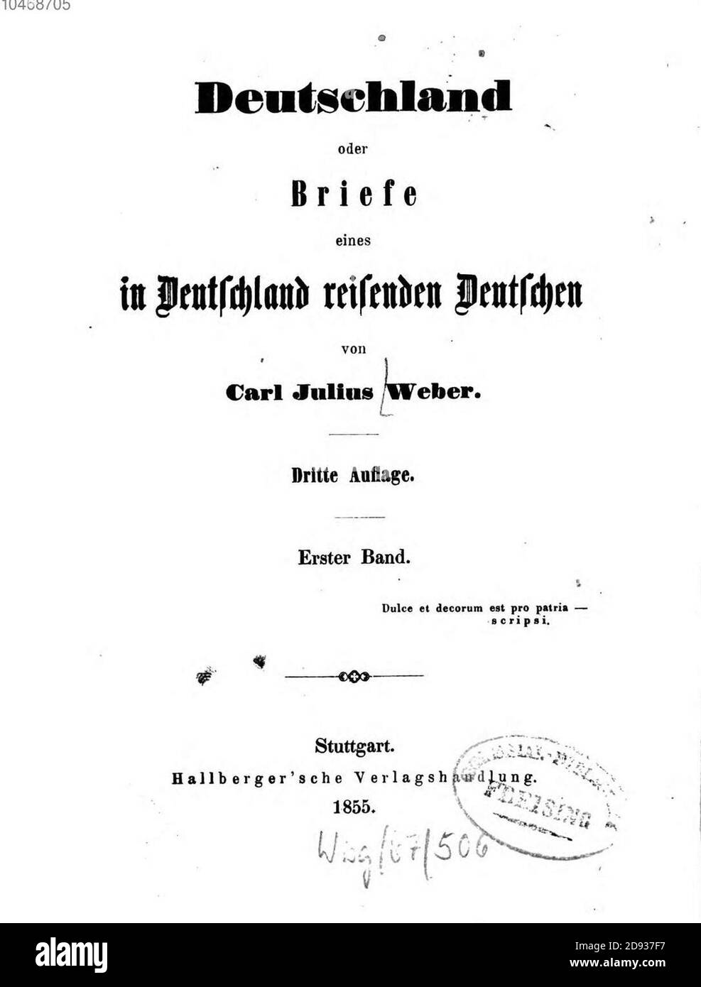Karl julius weber hi-res stock photography and images - Alamy