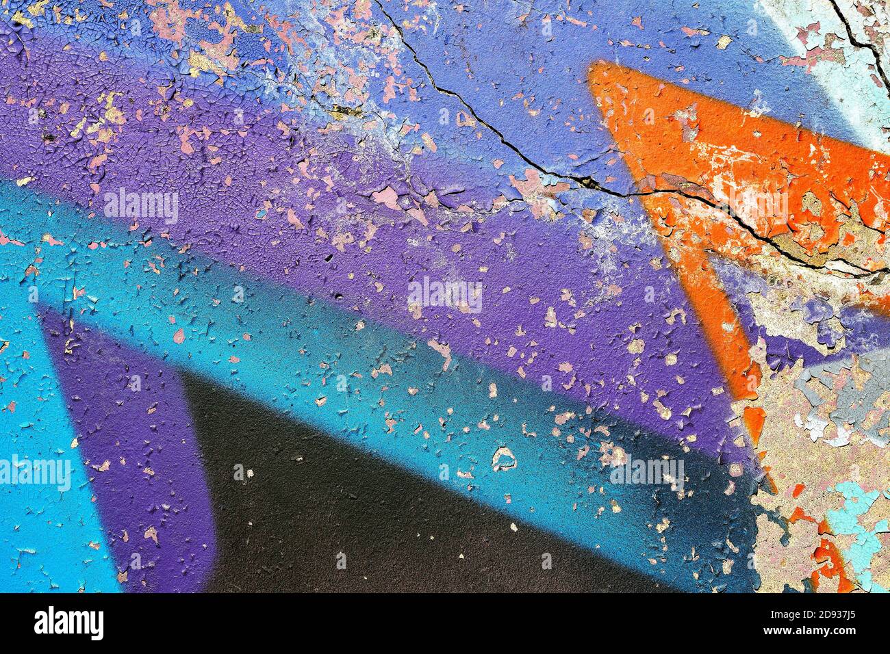 Multi-colored painted wall. Abstract detail Stock Photo - Alamy
