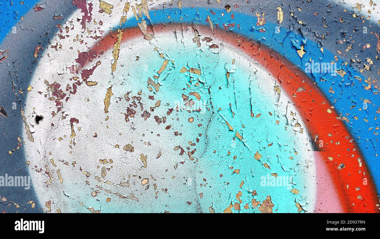 Multi-colored painted wall. Abstract detail Stock Photo - Alamy