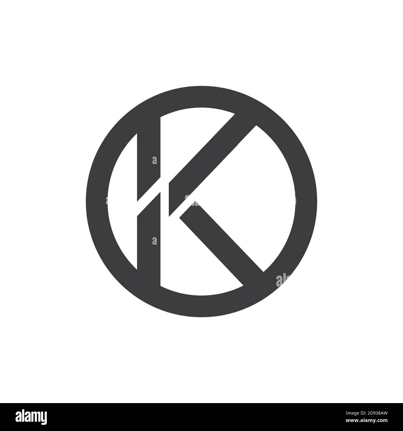 Initial letter ko logo or ok logo vector design template Stock Vector ...