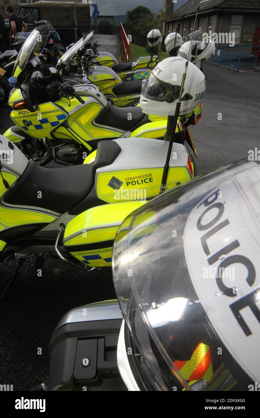 Scottish Police Motorcycles Stock Photo - Alamy