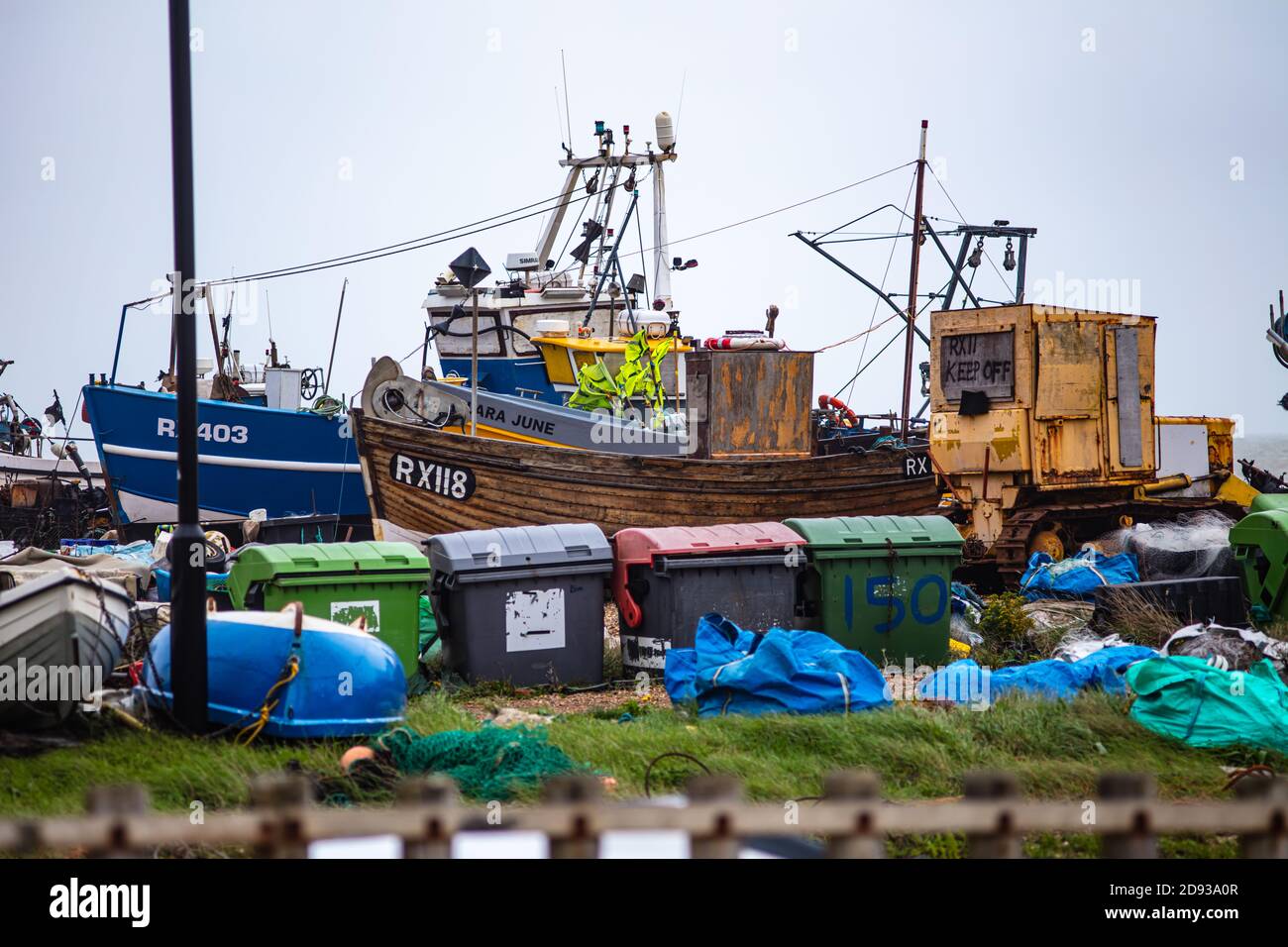 Hastings harbour hi-res stock photography and images - Alamy