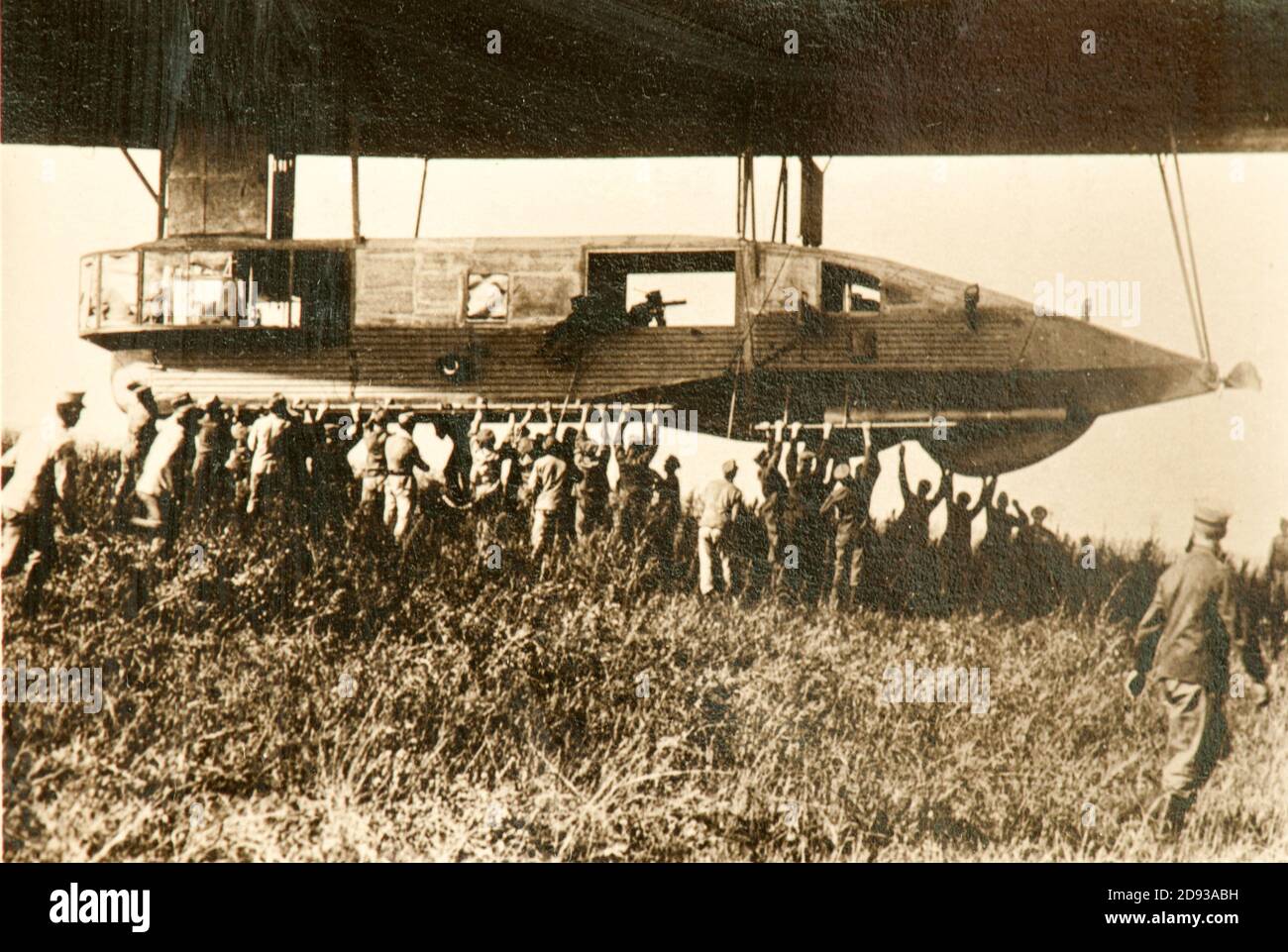 The cabin of a Graf Zeppelin airship used during World War first (1917 ...