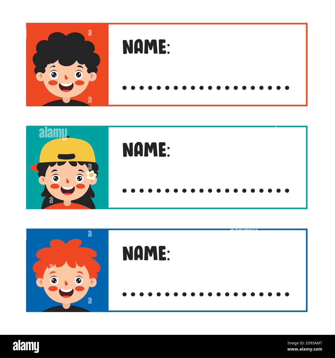 Name Tags For Kids