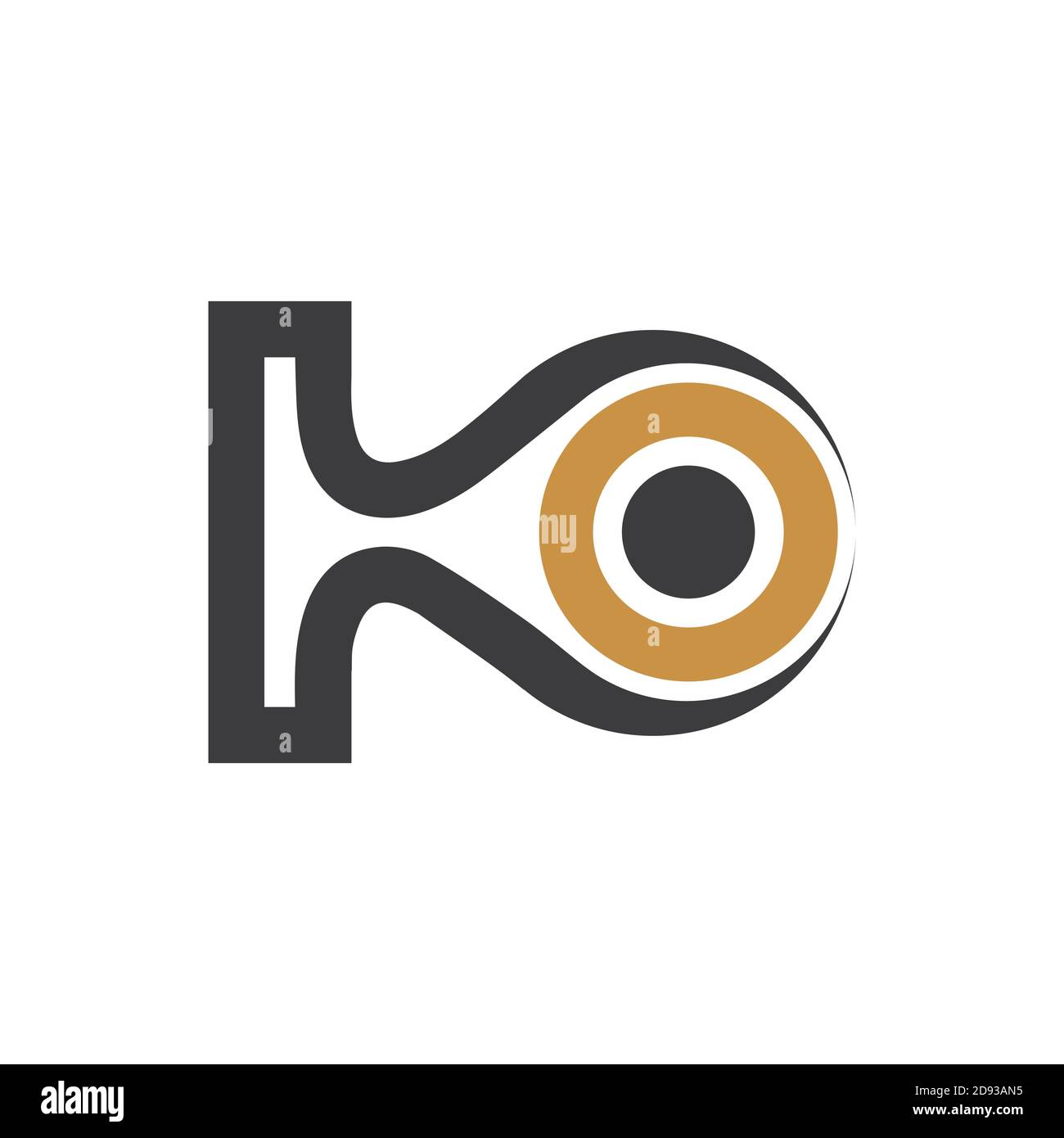 Initial letter ko logo or ok logo vector design template Stock Vector ...