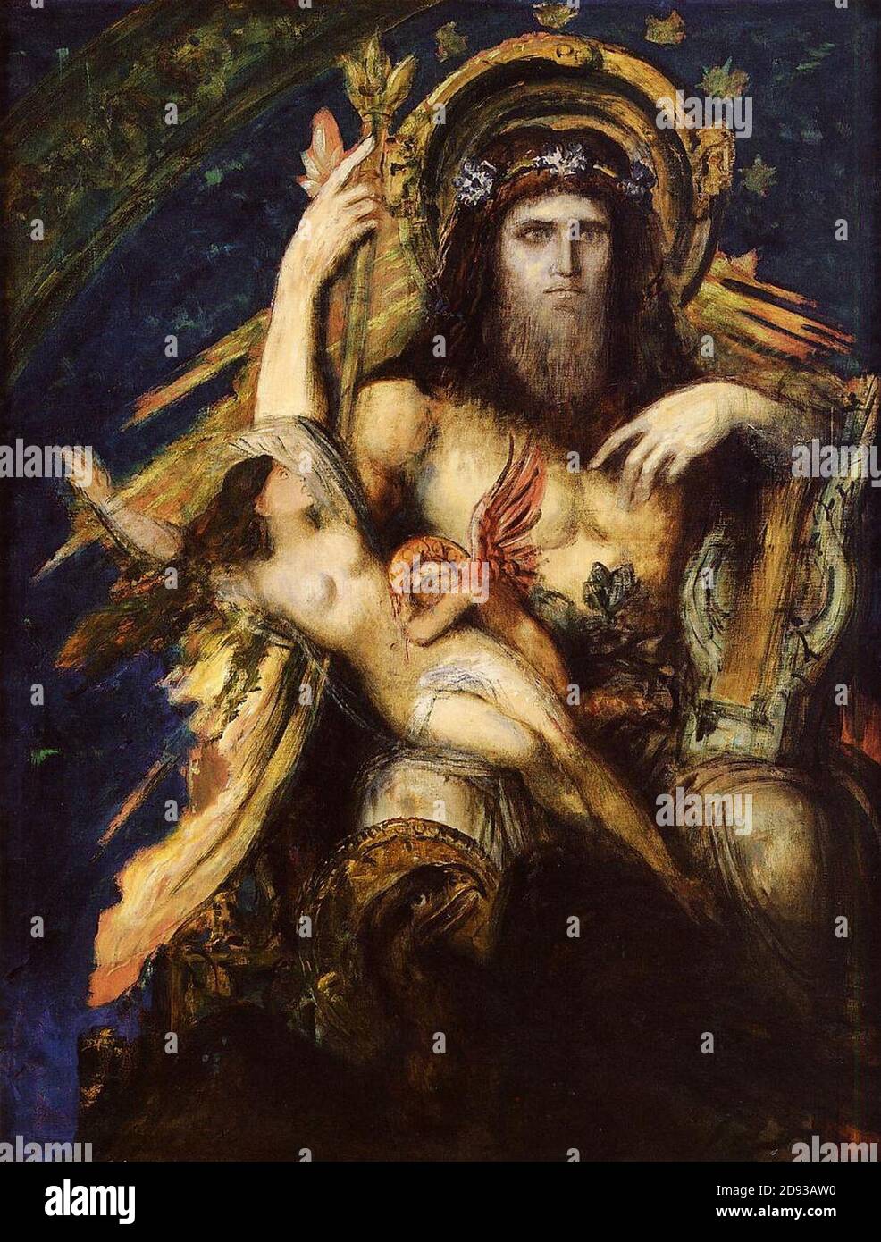 Jupiter and Semele by Gustave Moreau (1889-1895 Stock Photo - Alamy