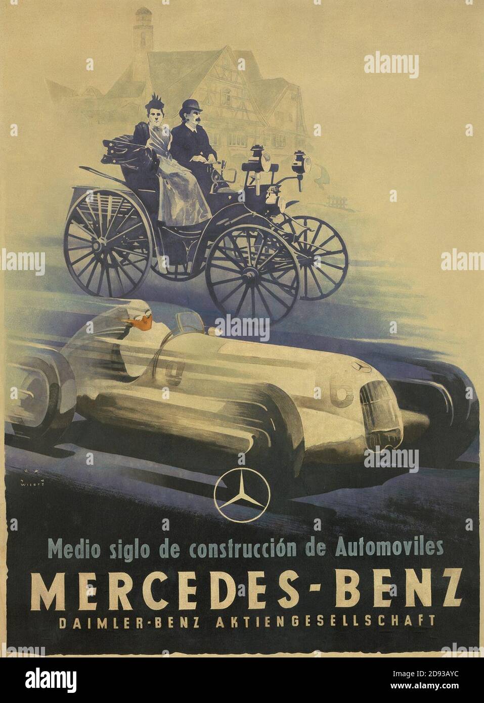 Mercedes poster hi-res stock photography and images - Alamy