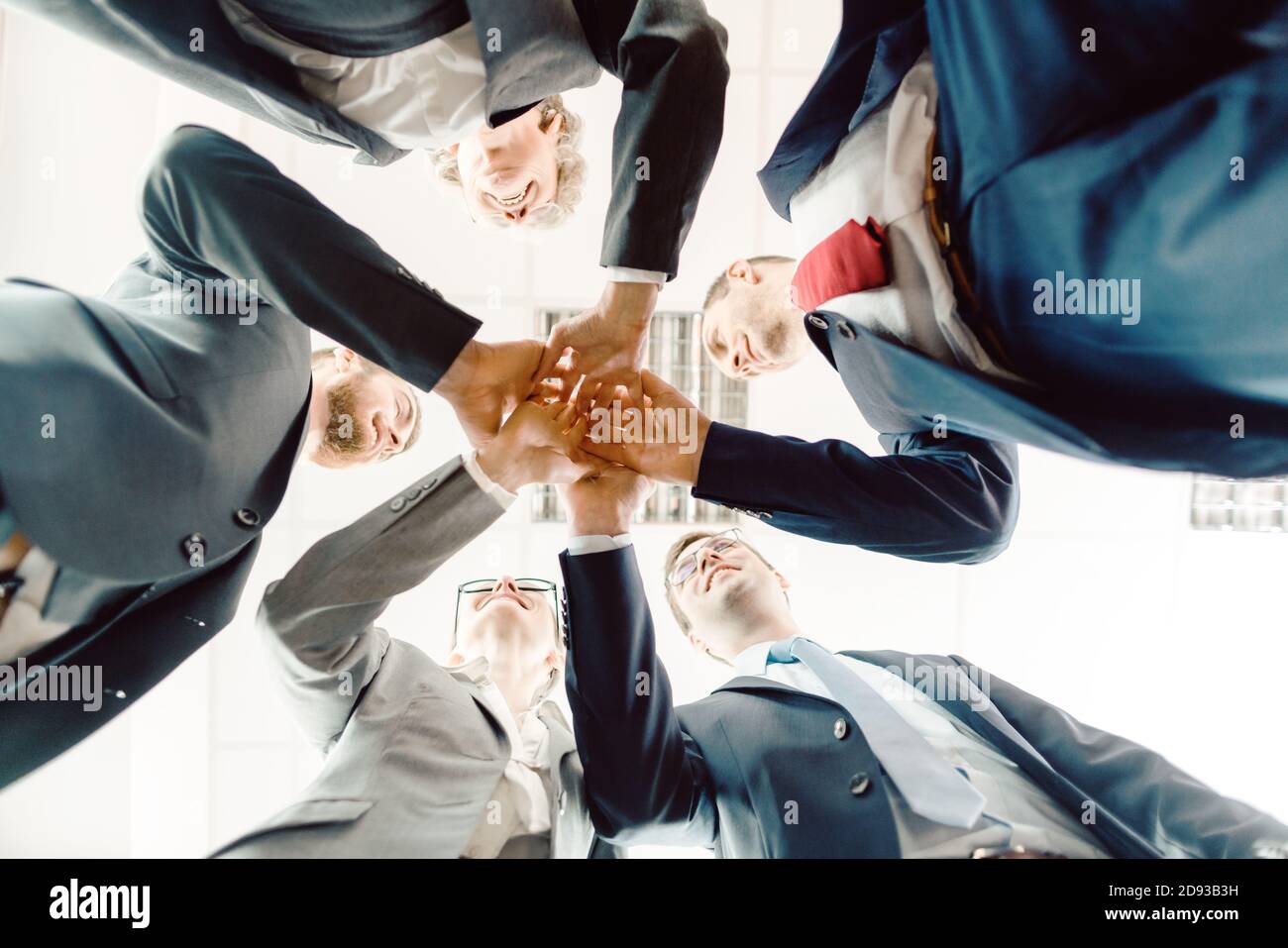 Business team starting a new project together Stock Photo - Alamy