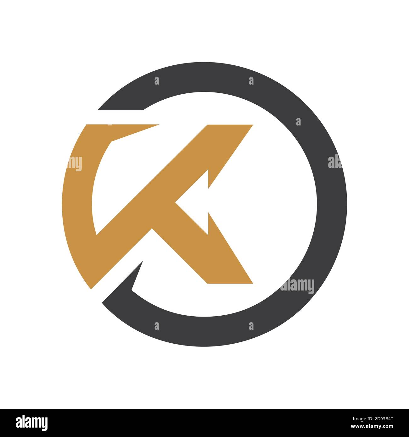 Initial letter ko logo or ok logo vector design template Stock Vector ...