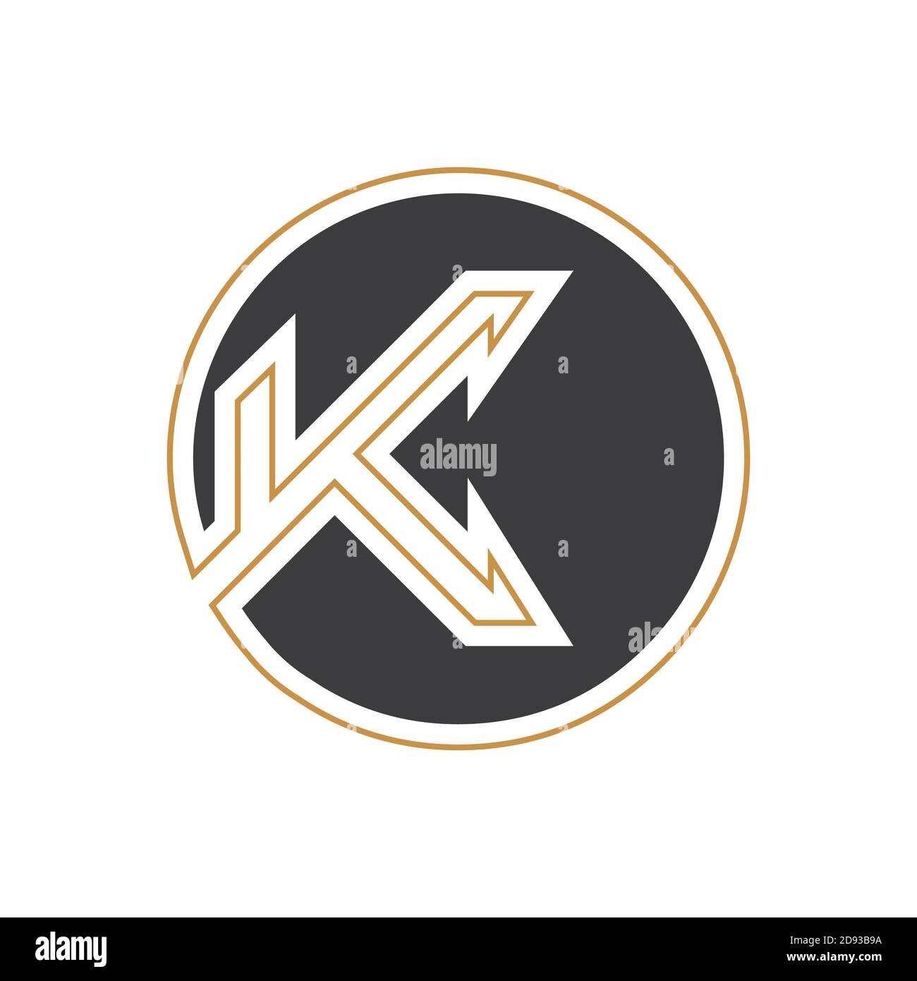 Initial letter ko logo or ok logo vector design template Stock Vector ...