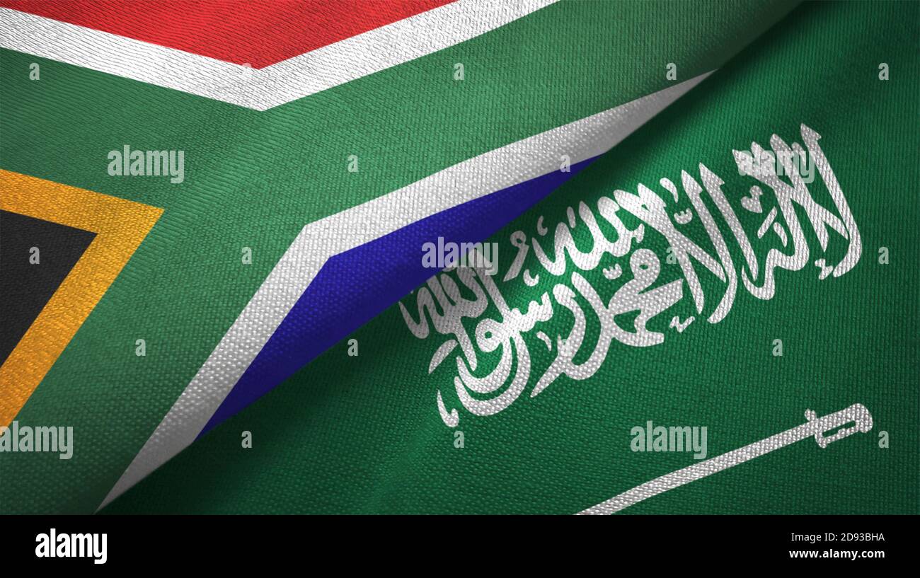 Saudi arabia south africa flag hi-res stock photography and images - Alamy