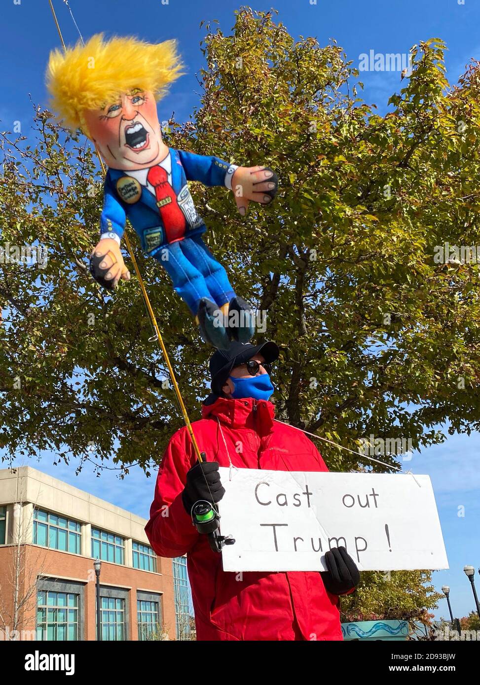 Racine, Wisconsin, USA. 2nd Nov, 2020. BILL APMANN, on Monday, the day ...