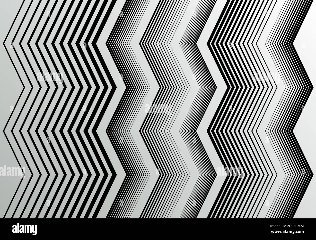 Vertical zig-zag, criss-cross, wavy, waving and serrated, jagged lines ...