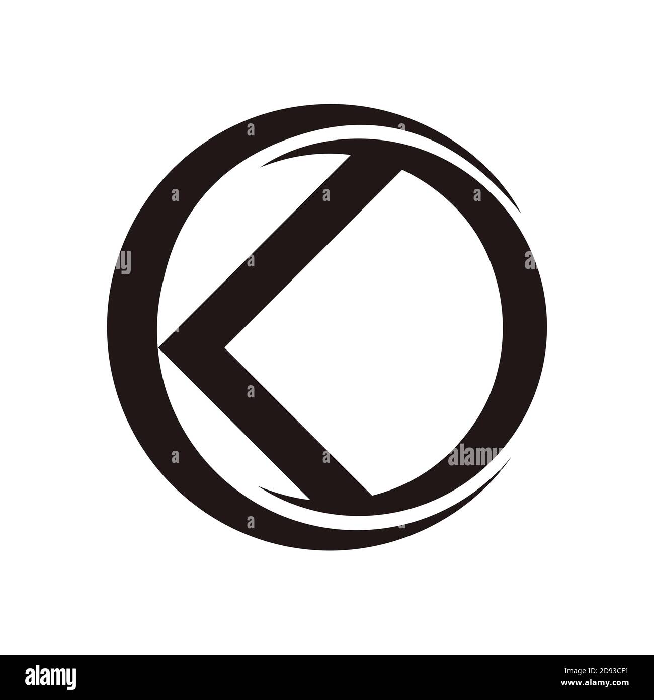 Initial letter ko logo or ok logo vector design template Stock Vector ...